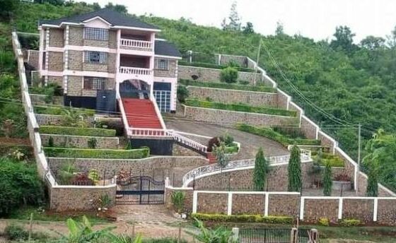 Photos of the most beautiful house in Kisii, check the roof – Business ...